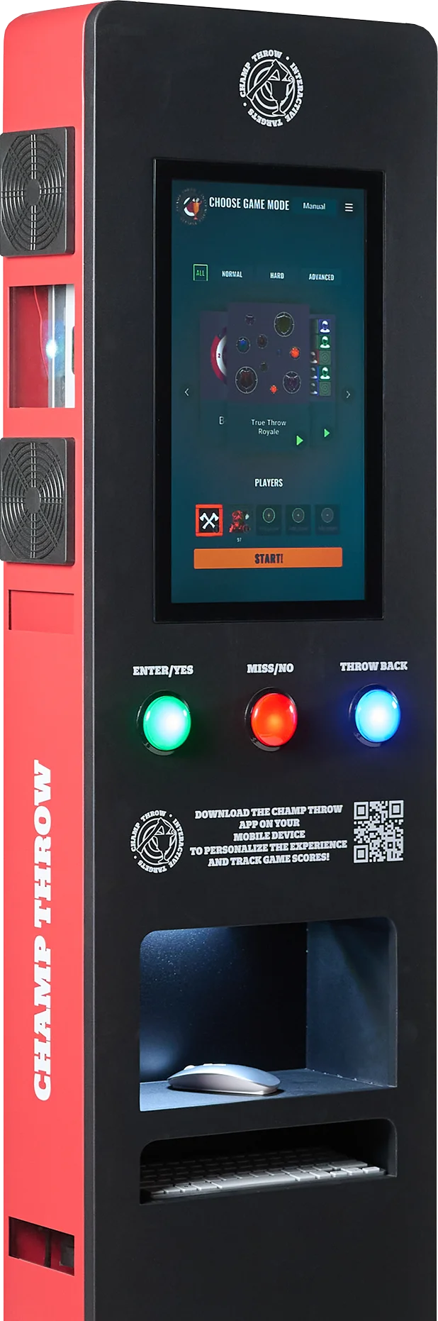 Digital Axe Throwing System for Businesses | Champ Throw Interactive