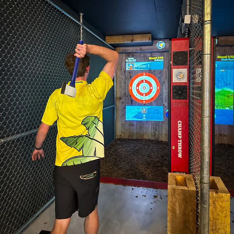About Champ Throw Interactive | Innovators in Digital Axe Throwing