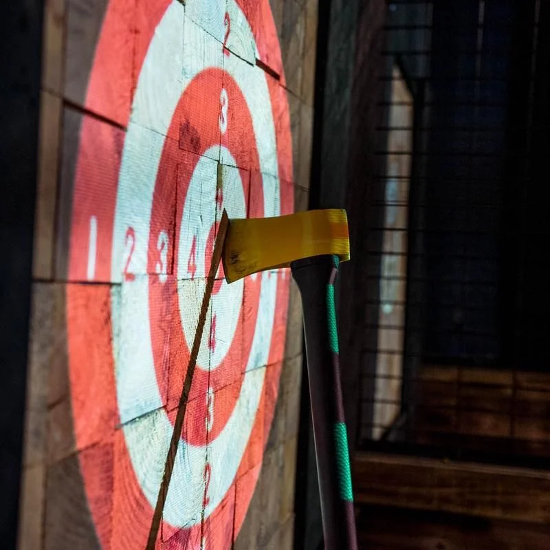 Digital Interactive Axe Throwing Projector System & Software | Champ Throw Interactive