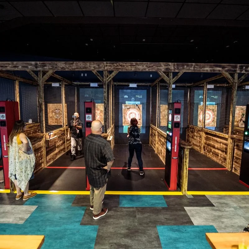 Digital Interactive Axe Throwing Projector System & Software | Champ Throw Interactive