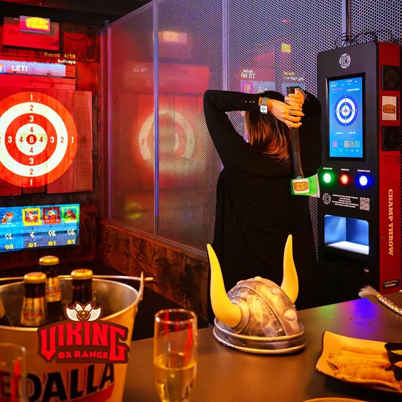 Digital Axe Throwing System for Businesses | Champ Throw Interactive