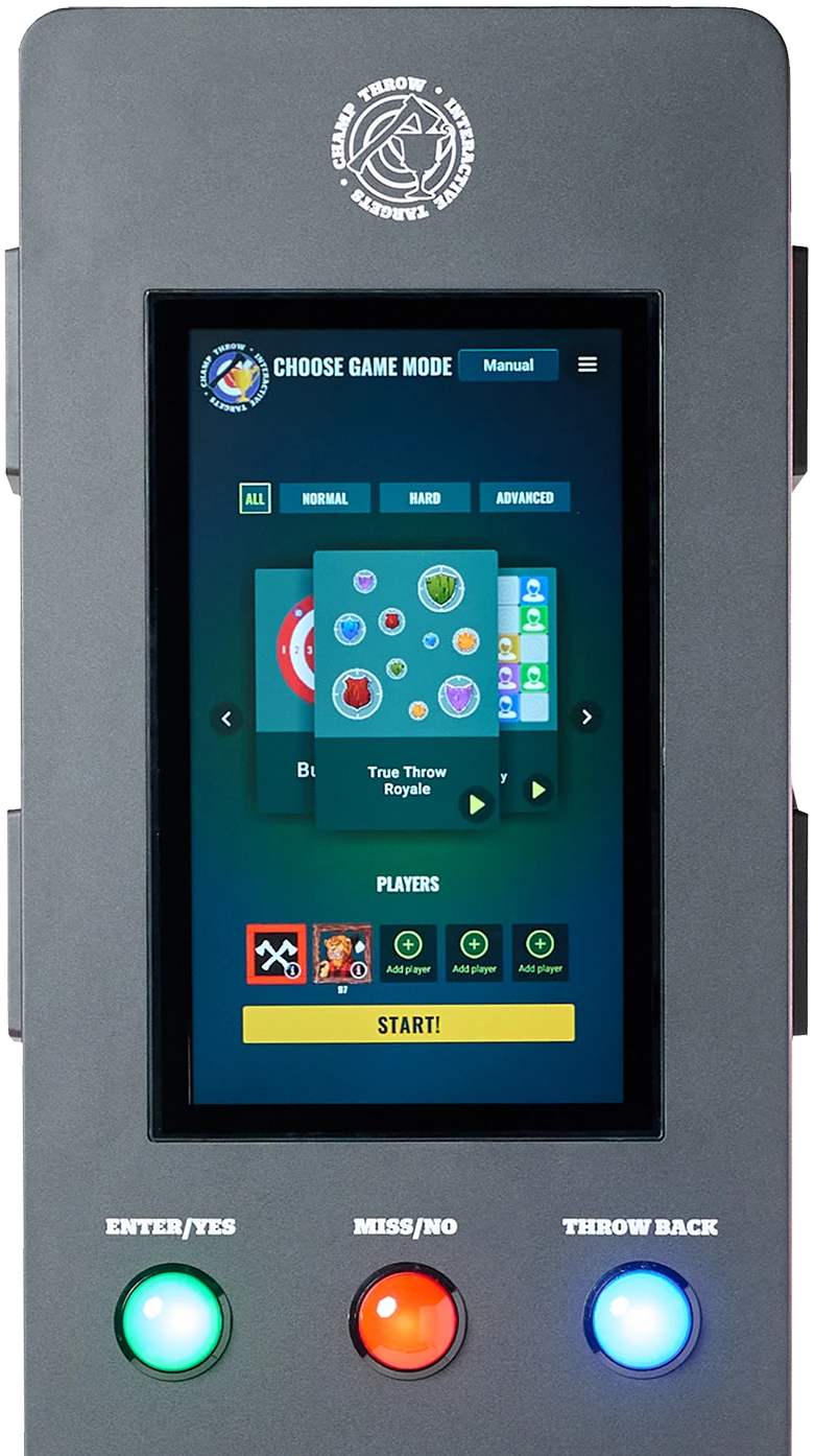 Digital Interactive Axe Throwing Projector System & Software | Champ Throw Interactive