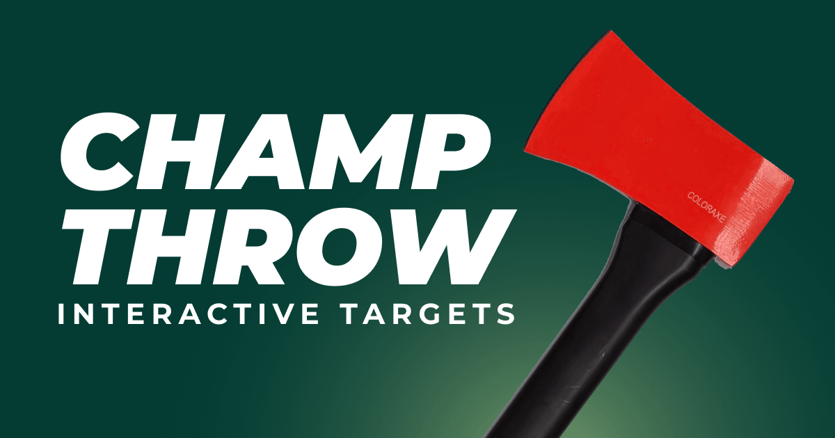 Digital Axe Throwing System for Businesses | Champ Throw Interactive